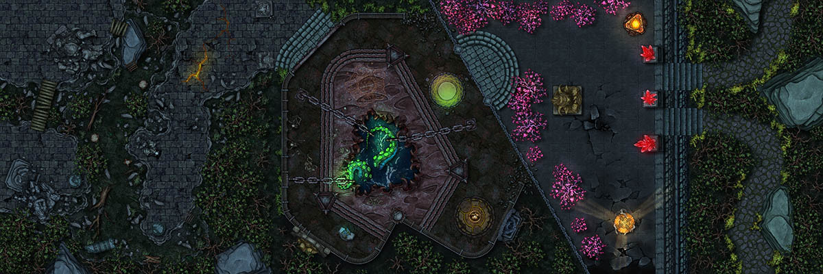 Explore the Cthulhu Madness with the Captive Lesser One VTT Battlemap ...